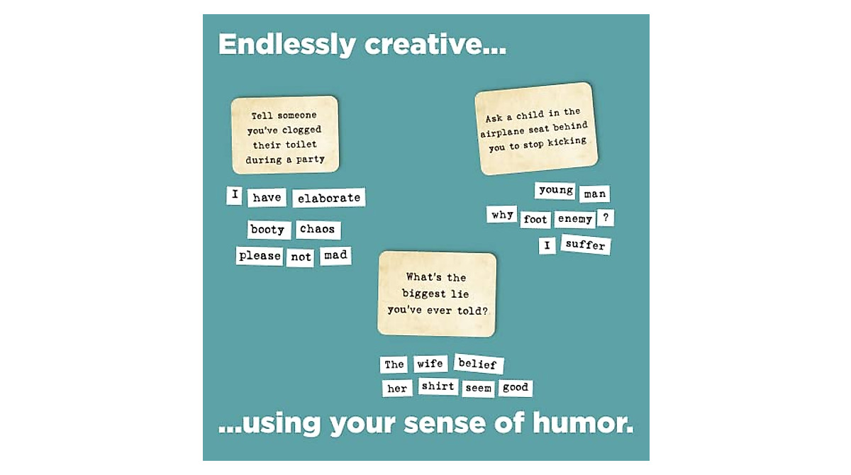 Ransom Notes Word Magnet Party Game | Hilarious Fun for All Ages