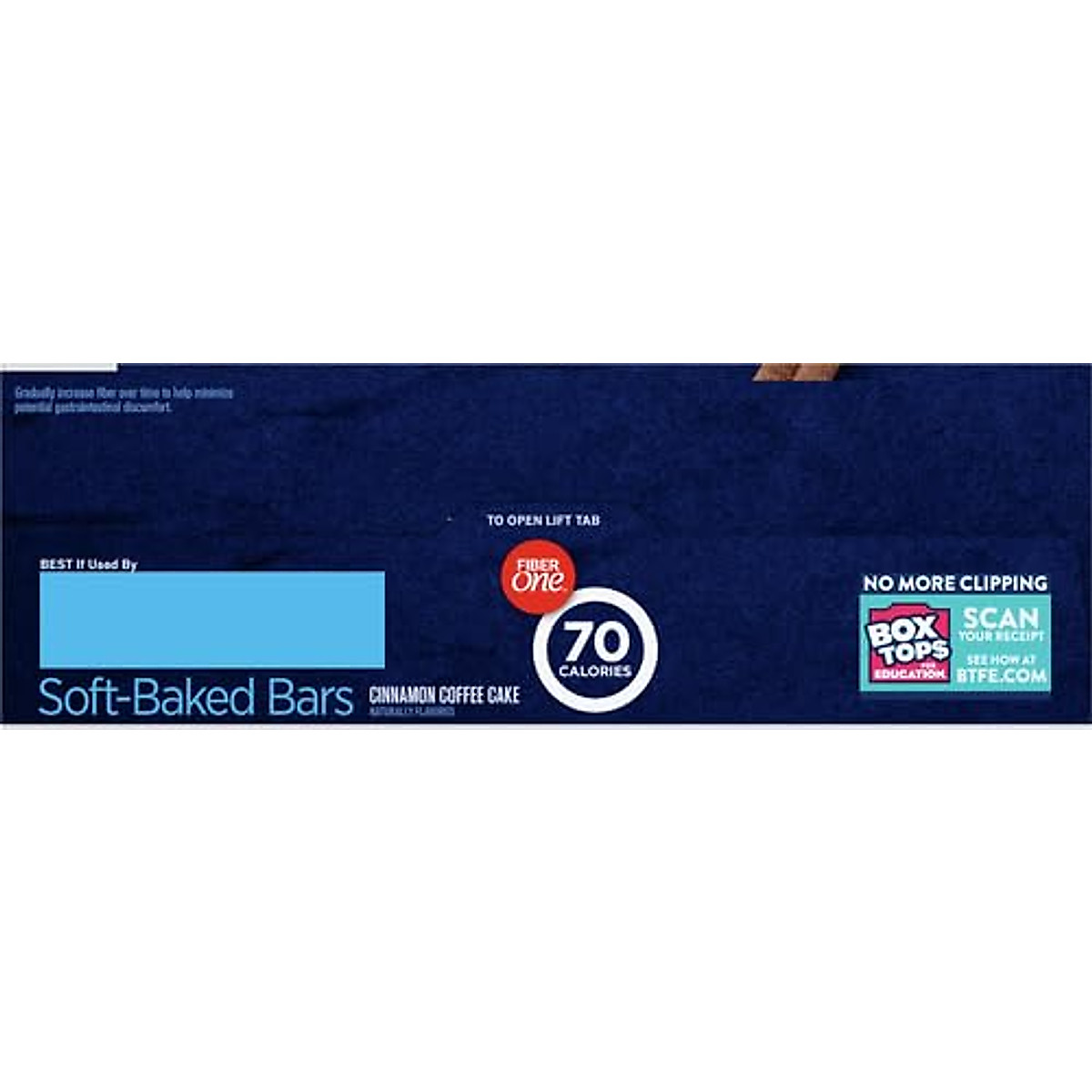 Fiber One 70 Calorie Soft-Baked Bars, Cinnamon Coffee Cake, 18 ct