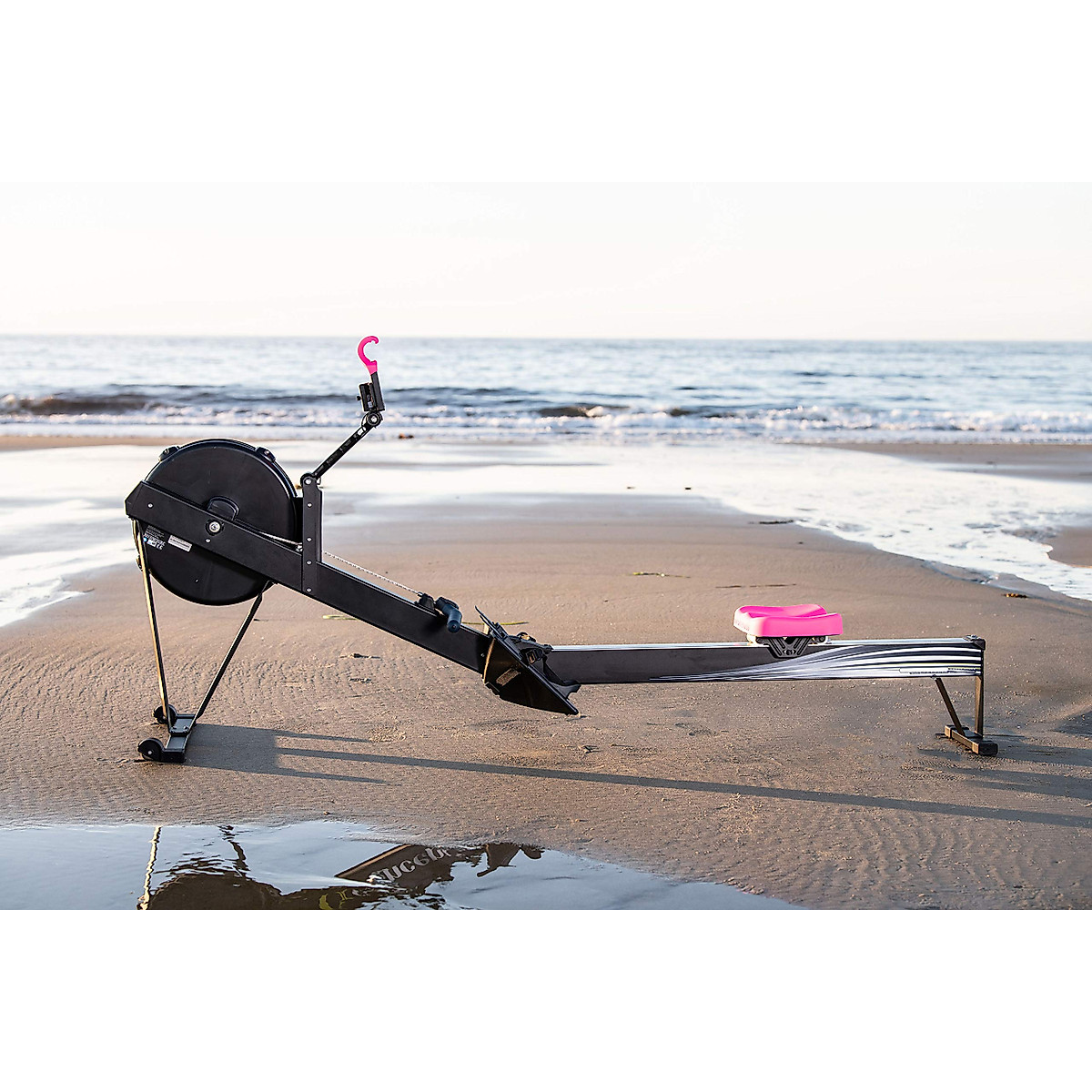 Vapor Fitness Pink Phone Holder and Silicone Seat Cover Combo Designed for The Concept 2 Rowing Machine and PM5 Monitor