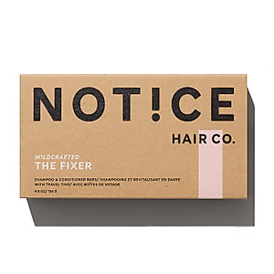 NOT!CE Hair Co. The Fixer Shampoo & Conditioner Bars - Travel Set - repairing | damaged & weak hair