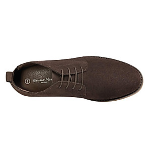 Bruno Marc Men's Chukka Dark Brown Suede Leather Chukka Desert Oxford Ankle Boots Size 11 M US