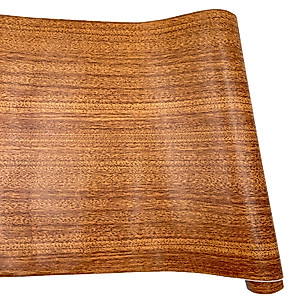 Yifely Brown Wood Textured Vinyl Drawer Paper Self-Adhesive Shelf Liner Countertop Sliding Door Sticker 17.7 Inch by 9.8 Feet