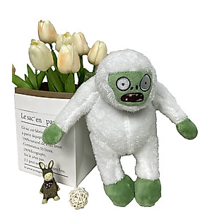 JHESAO 10" Plants and Yeti Plush Toys Normal Zombies PVZ Plushies 1 2 Stuffed Soft Doll Yeti Zombies New