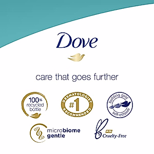 Dove Hypoallergenic Body Wash To Moisturize Sensitive Skin Body Wash For Sensitive Skin Sulfate and Paraben Free, 22 Fl Oz (Pack of 4)