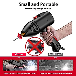 Portable Welding Machine HBCHEN Handheld Welder Gun Small Welder Machine Home Automatic Digital 110V Welding Tools.