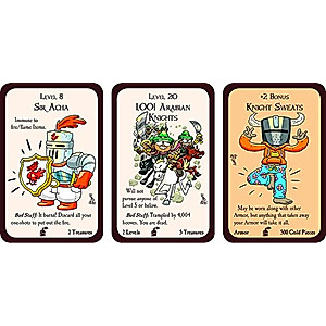 Steve Jackson Games Munchkin Knights Card Game (Mini-Expansion) | 15 Cards | Adult, Kids, & Family Game | Fantasy Adventure Roleplaying Game | Ages 10+ | 3-6 Players | Avg Play Time 120 Min | from