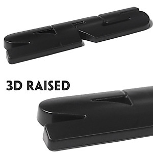 VIVFAN Universal SR5 Blackout Emblem Overlays Kit Full Coverage 3/M Adhesive Replacement for 4Run|Tun|Tac|SR5 Black Emblem Overlay Original-OEParts