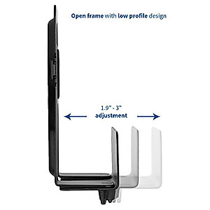 VIVO Black Adjustable Streaming Media Player, Wall Mounting Bracket Designed for Nintendo Switch, Apple TV, Roku, Fire TV, Hardware Included, MOUNT-ALL02