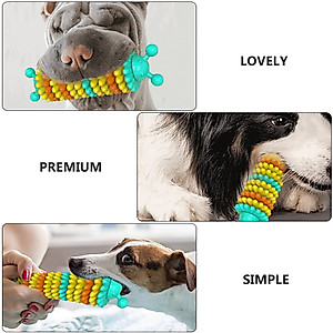balacoo Dog Teething Toy Teething Toys for Puppies squiz Toys Puppy Squeaky Toys Brain Toy Dog Molar bite Toy Dog Gum Cleaner pet Caterpillar Toy Puzzle Toy Dog Dental Toys chew Makeup TPR