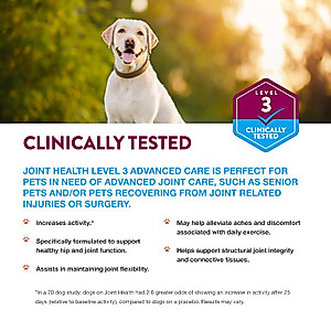 Advanced Care Joint Health Care Soft Chew Supplement for Dogs and Cats, Clinically Tested, Lubricates Joints, Maintains Cartilage, Maintains Joint Flexibility, Made by NaturVet