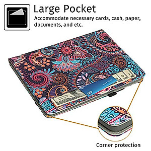 HAPPIERE Case for iPad 9th 8th 7th Generation with Pencil Holder, Compatible with iPad 10.2 inch 2021/2020/2019, Premium PU Leather iPad Cover, Auto Wake/Sleep, Shockproof Protective Folio Cover
