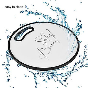 Kitchen Plastic Cutting Board, Household Kitchen Bakery Restaurant Classification Chopping Boards Slicing Block Cooking Tool for Vegetable Meat Fruit White