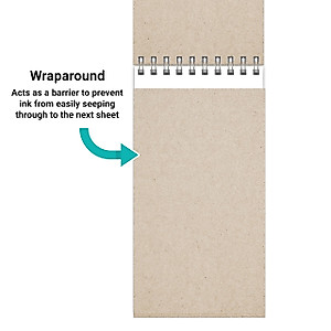 321Done Thank You Receipt Book, 3.4x5.5 2-Part Carbonless Spiral Bound - Made in USA, Receipt Book with Carbon Copies for Small Business, 50 White/Yellow Pages