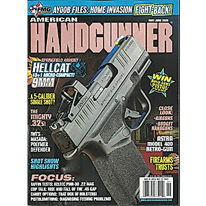 AMERICAN HANDGUNNER MAGAZINE, ASTRA MODEL 400 RETRO-GUN MAY/JUNE, 2020 NO.03