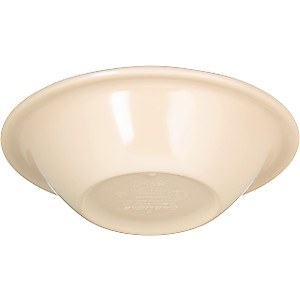 Carlisle FoodService Products Kingline Reusable Plastic Bowl Fruit Bowl for Home and Restaurant, Melamine, 5 Ounces, Tan, (Pack of 48)