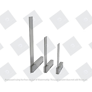 A.D. International Steel Machinist Try Square DIY General Woodworking clamp Workshop Machine Tools (Set of 3 Sizes)