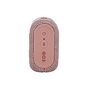 JBL Go 3: Portable Speaker with Bluetooth, Built-in Battery, Waterproof and Dustproof Feature - Pink