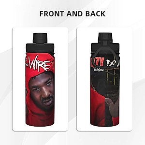 Mozzys Tumbler 18 oz Stainless Steel Sports Insulated Kettle Travel Drinking Cup Water Bottle with Lid