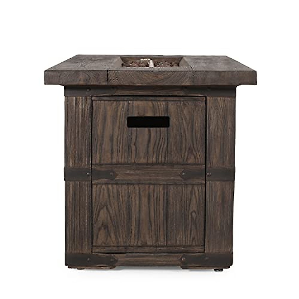 Christopher Knight Home Arnton Fire Pit, Wooden Brown