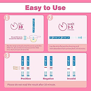 Ovulation Test Strips, HEAL-CHECK Ovulation Kits for Women, Bulk Ovulation Tests with Urine Cup, Extra-Wide 5mm LH Strips, Accurate Individually Wrapped Fertility Tests at Home,Pruebas de Ovulacion 25