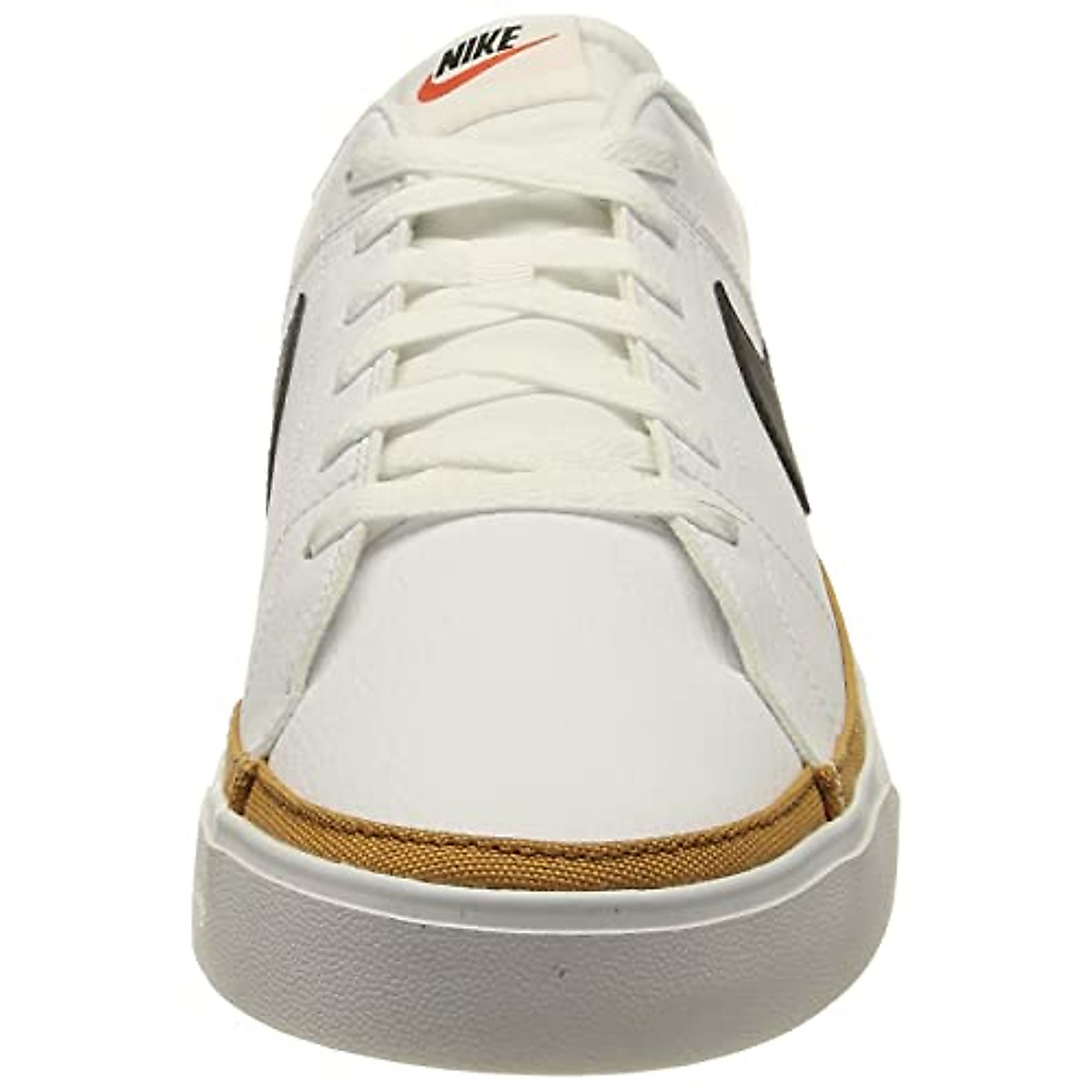 Nike Men's Training Gymnastics Shoe, White Black Desert Ochre Gum Light Brown, 7