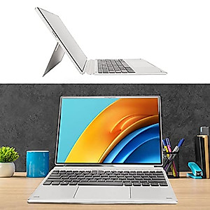 VINGVO 12.3in Laptop, Windows11 2 in 1 Mini Laptop 2880x1920 Resolution Home Magnetic Keyboard (12+256G US Plug)