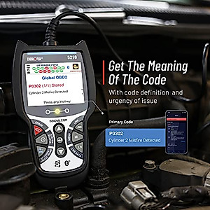 INNOVA 5210 - Newest 2022 OBD2 Scanner Diagnostic Tool - Read/Erase ABS Codes, Live Data, Battery/Charging System Test, iOS and Android