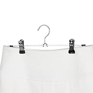 BestValue Go Skirt Pant Boot Hanger with 2 Adjustable Clips, 5-Pack