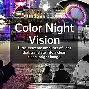 GW Security Infared Night Vision One-Way Audio 4MP Indoor PoE IP Bullet Security Camera (GW8027FMIC)