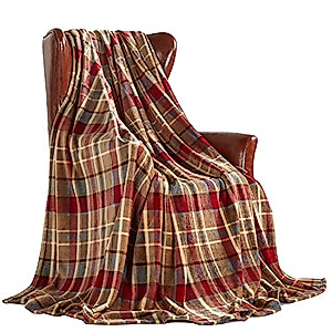 MERRYLIFE Throw Blanket Plaid| Ultra-Plush Soft Colorful Oversized | Decorative Couch Travel Blanket |Large Size (60" 90", Love Urban)