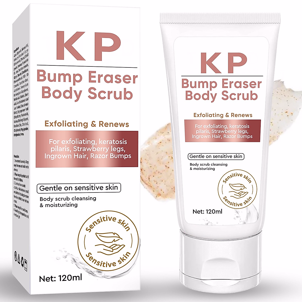Exfoliating Body Scrub, Keratosis Pilaris Treatment, Body Scrub Exfoliator