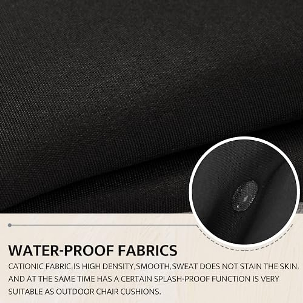 mudilun Adirondack Chair Cushion Tufted Extra Thick High Back Patio Seat Pads Outdoor Waterproof Fire Pit Rocking Chairs Cushions Non-Slip Durable Lounge Rocking Chair Cushions…