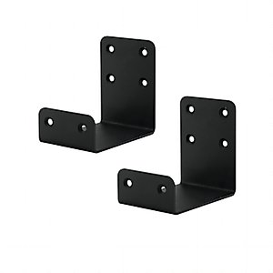 YMSZGBZG Heavy Duty Mantel Brackets，Floating Shelf Fireplace Bracket，U-Shaped Beam-Style Mantel Support(2 Packs). (4x4x3)