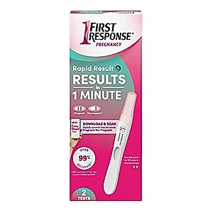 First Response Rapid Result Pregnancy Test, 2 Pack
