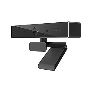 OMGCUTS 4K Ultra High Definition Pro Webcam with Noise-canceling Microphone, GC237 Premium Streaming Webcam with up to 90fps, Privacy Cover, 8.3MP, Light Corrector, for Gaming/Zoom/Video Calling