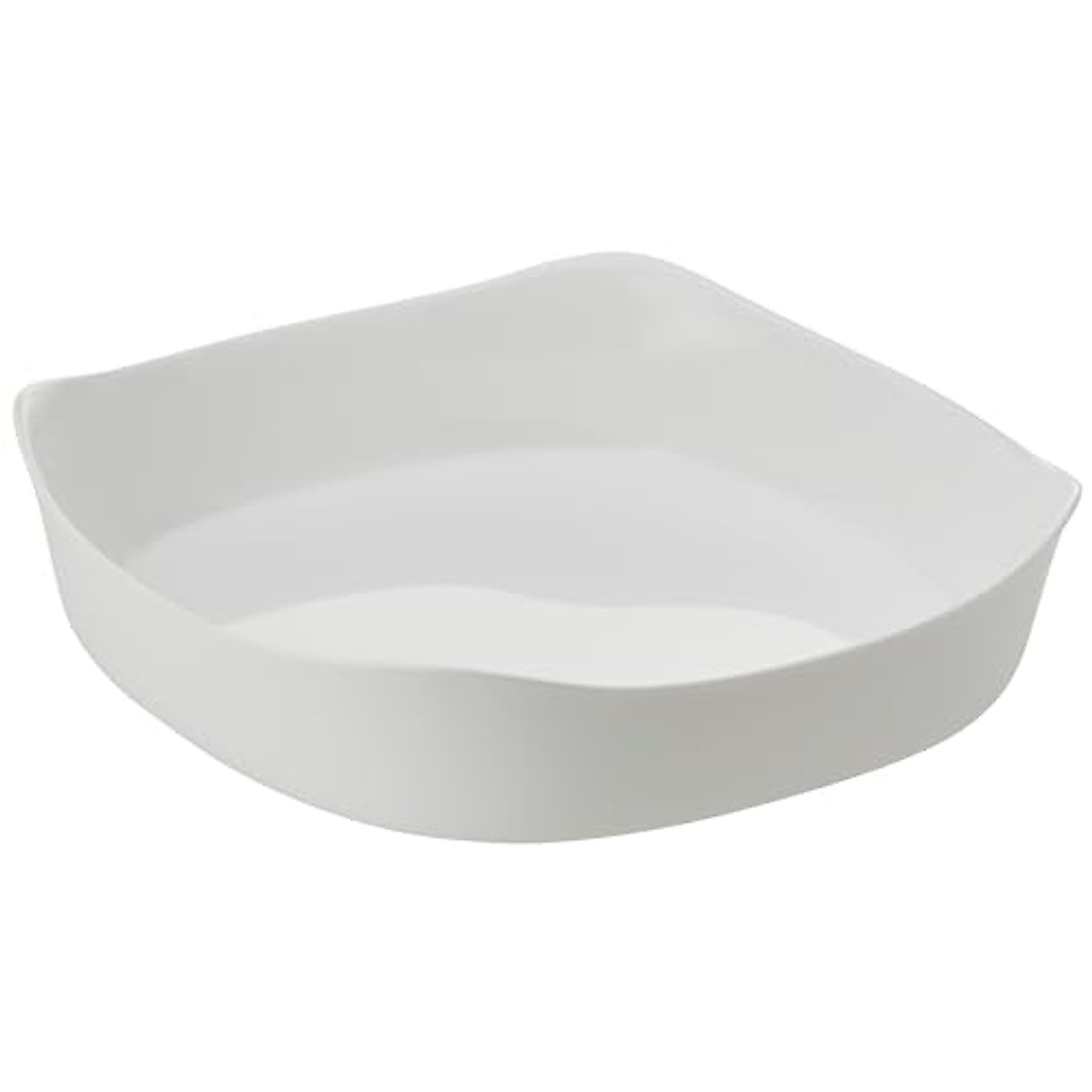 Rubbermaid Glass Baking Dish for Oven, Casserole Dish Bakeware, DuraLite 1.75-Quart, White (with Lid)