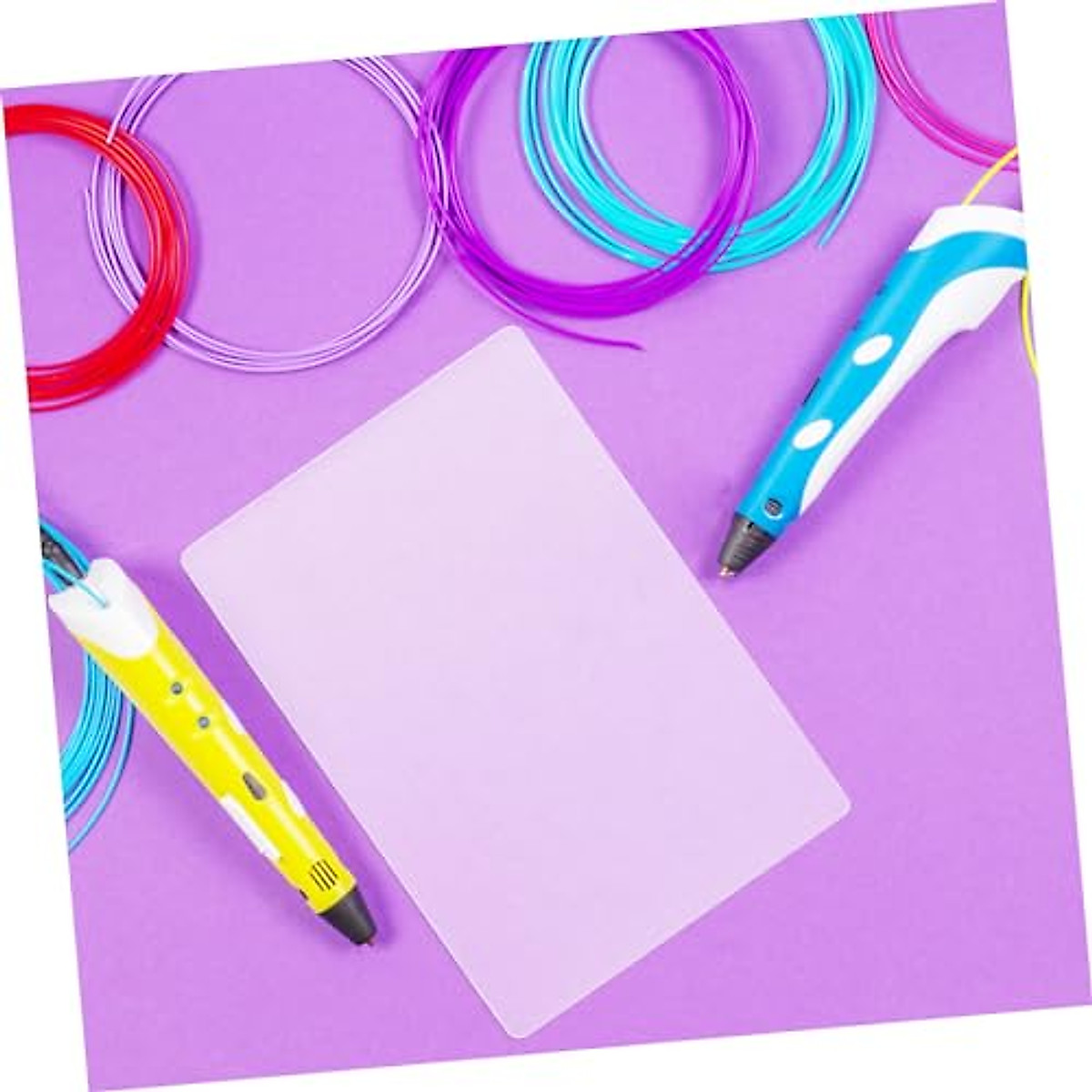 NUOBESTY 10pcs Drawing Board for 3D Printing Pen Plastic Convenient Painting Mat 3D Printing Pen Mat Plastic Basic Template