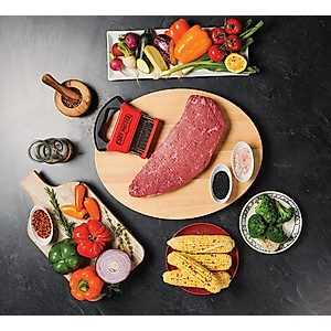 Chef-Master Meat Tenderizer Tool, Stainless Steel Sharp Needle Blade Tenderizer Tool for Beef, Chicken, Turkey, Pork, Fish, Professional Tenderizing Machine Cooking Set,