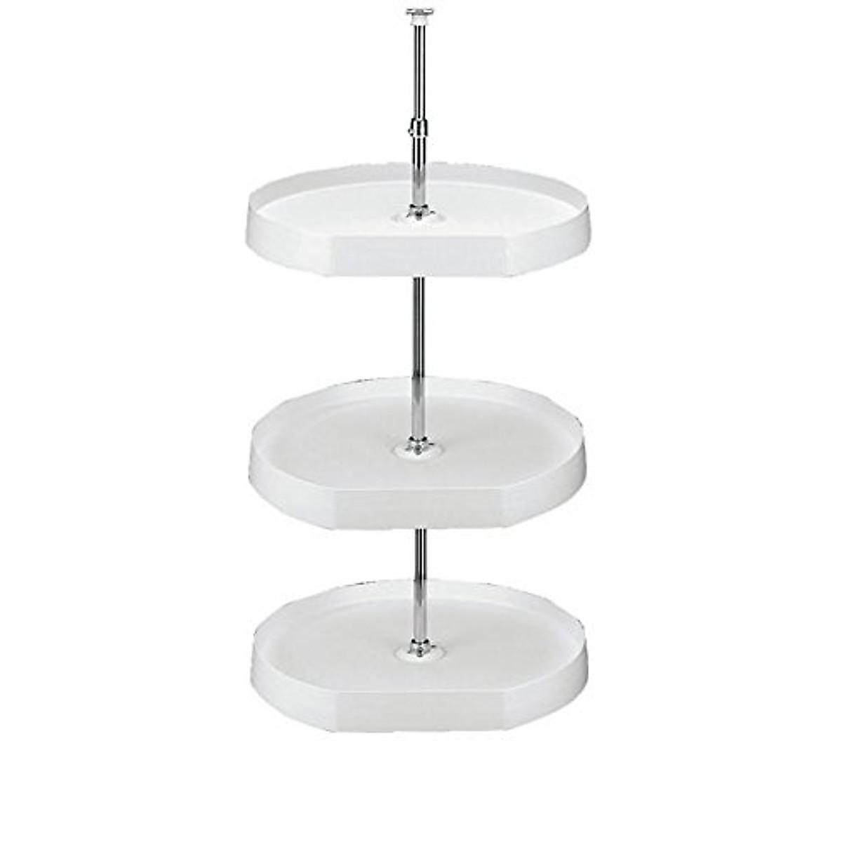 Rev-A-Shelf 7000 Series D-Shaped 3 Shelf Set 20" White