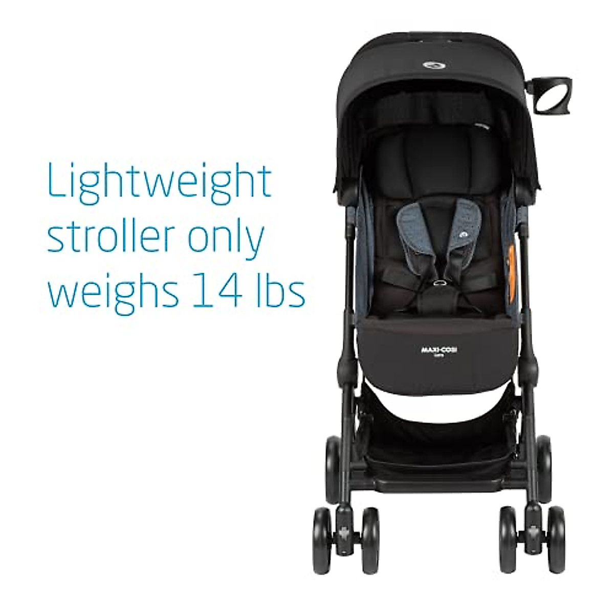 Maxi-Cosi Lara Lightweight Ultra Compact Stroller, Tetra Graphite