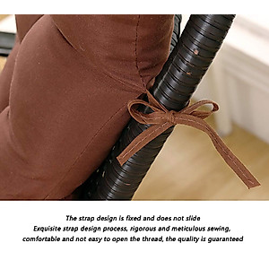 Thick Lengthen Recliner Cushion,Folding Long Chair Cotton Cushion Pad,Elderly Chair Leisure Chair Seat Cushion(No Chair) Red 48x153cm(19x60inch)