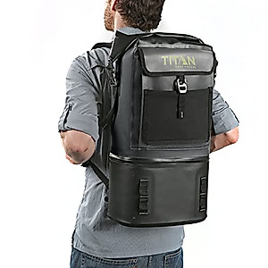 Titan Deep Freeze Welded Coolers and Welded Backpacks, Leak Proof, Microban Protection, and Multi-Day Ice Retention