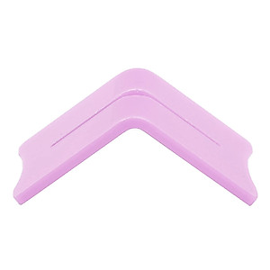 Photo Holder, High Durability Acrylic Photo Holder Decorative Reusable V Shape Stable for Dorm (Purple)