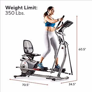 ProForm Hybrid Trainer XT Recumbent Bike and Elliptical with 30-Day All-Access iFIT Membership