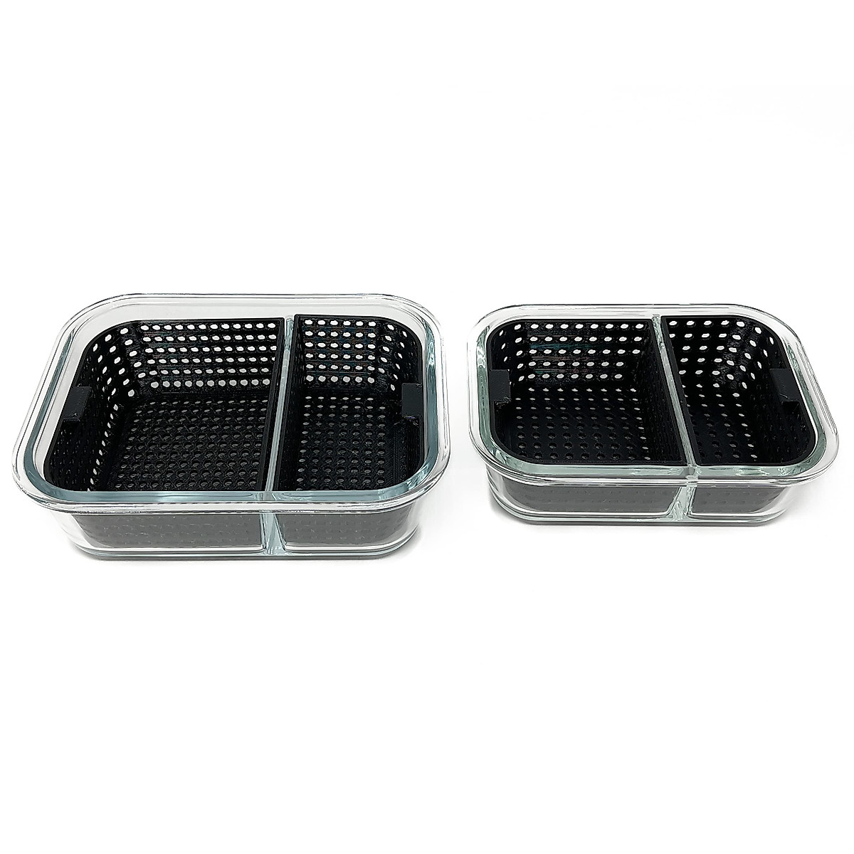 Dual Dunk Iso Soak Cleaning Station (Small, Black)