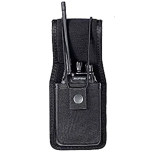 TAFTACFR Universal Radio Case Two Way Radio Holder Universal Pouch for Walkie Talkies Nylon Holster Accessories for Motorola MT500, MT1000, MTS2000 and Similar Models(Ballistic Nylon)