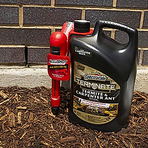 Spectracide Terminate Termite & Carpenter Ant Killer, Localized Control Termite Spray, Kills Wood-Destroying Insects , 1.33 Gallon (RTU Spray)