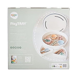 Inspire My Play Sensory Bin with Lid and Removable Storage Inserts - Sensory Bins for Toddler Crafts - Kids Sensory Toys for Autistic Children - Sensory Activities for Toddlers