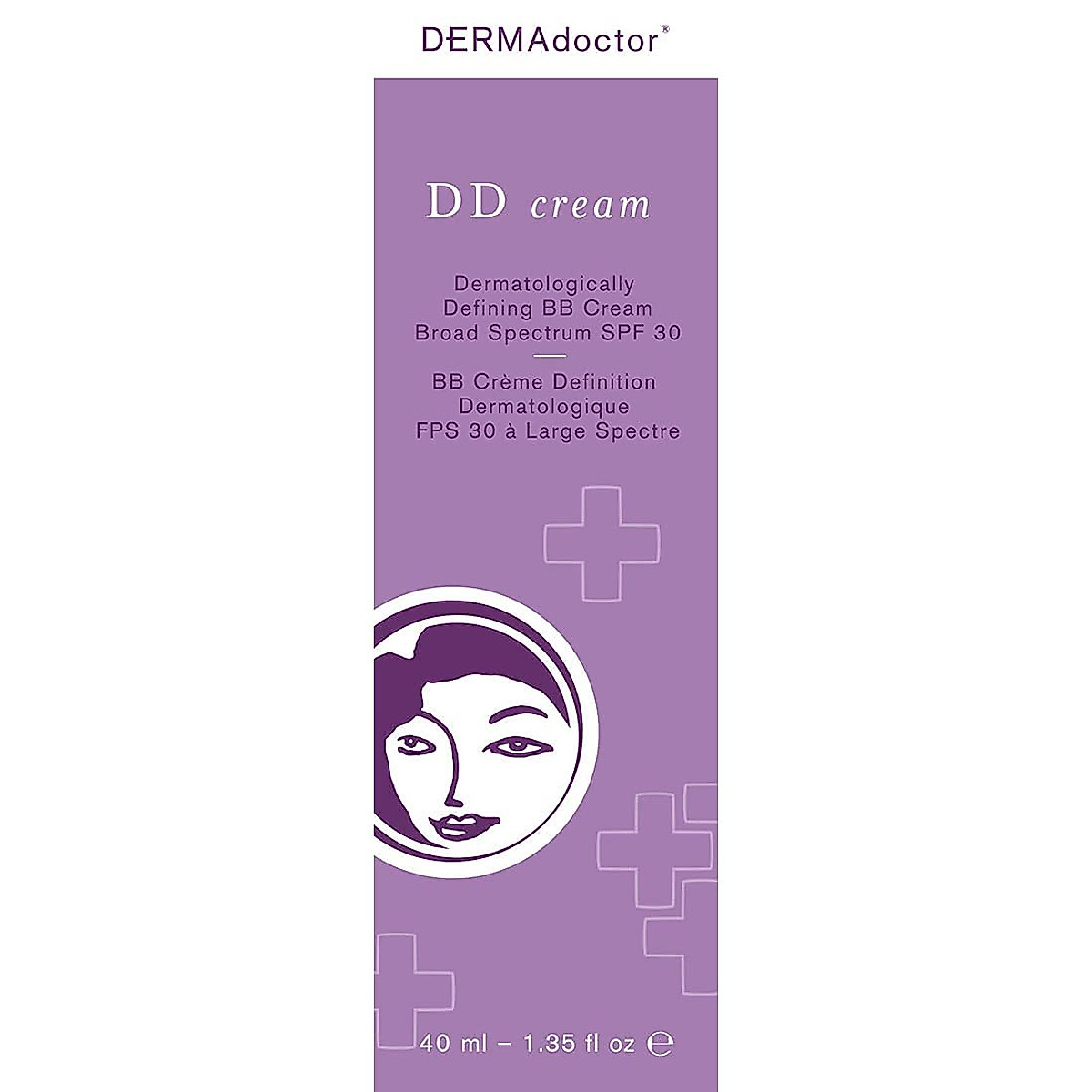 DERMAdoctor DD Cream Dermatologically Defining BB Cream Broad Spectrum SPF 30, 1.3 Fl Oz