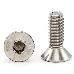 304 Stainless Steel Flat Head Socket Cap Screws 5/16"-24 x 7/8" Qty 25